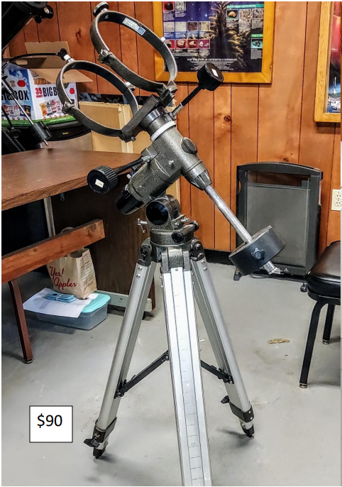 Telescopes, Tripods, and More For Sale